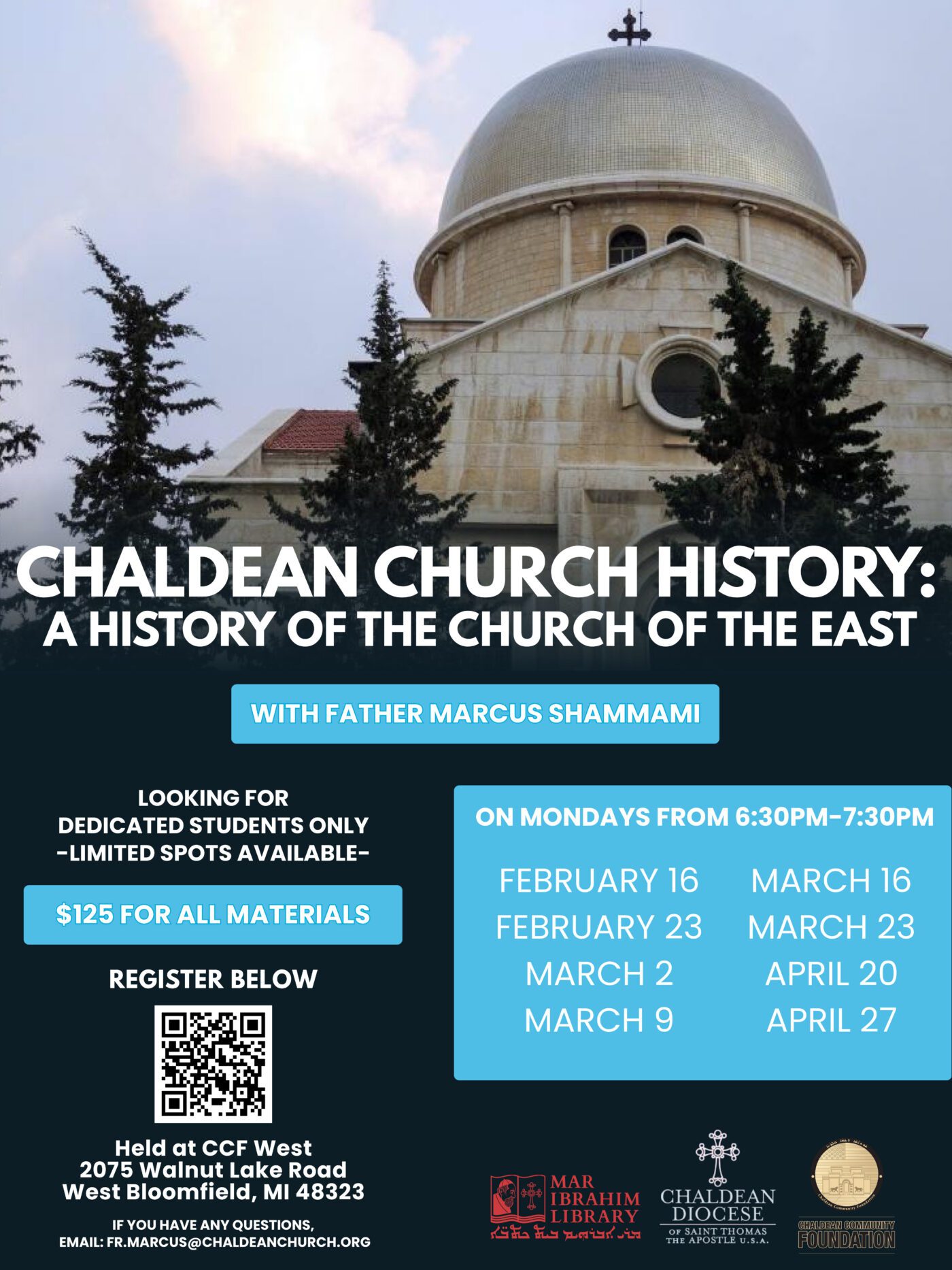 History Class - Chaldean Diocese of St. Thomas the Apostle U.S.A