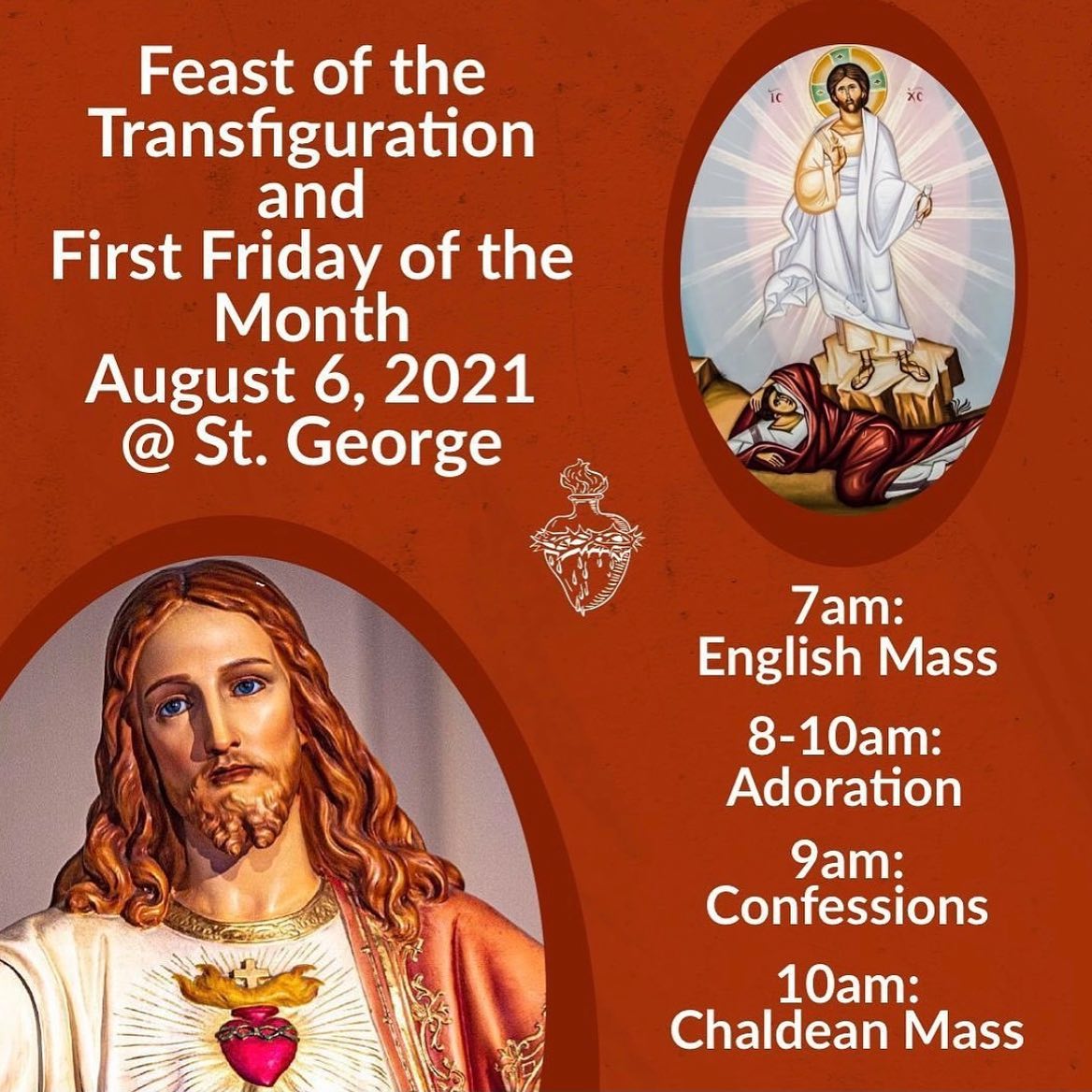 Feast of The Transfiguration of the Lord 2021 - Chaldean Diocese of St ...