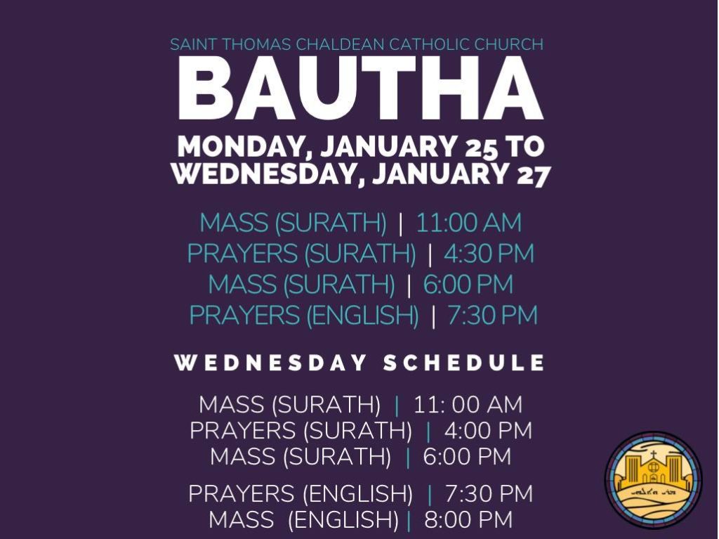 Ba'utha 2021 - Chaldean Diocese of St. Thomas the Apostle U.S.A